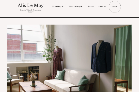Tailor & Dressmaker's site - Webflow